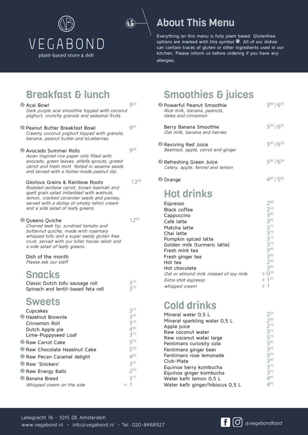 Vegabond | Vegan Lunchroom and Store in Amsterdam